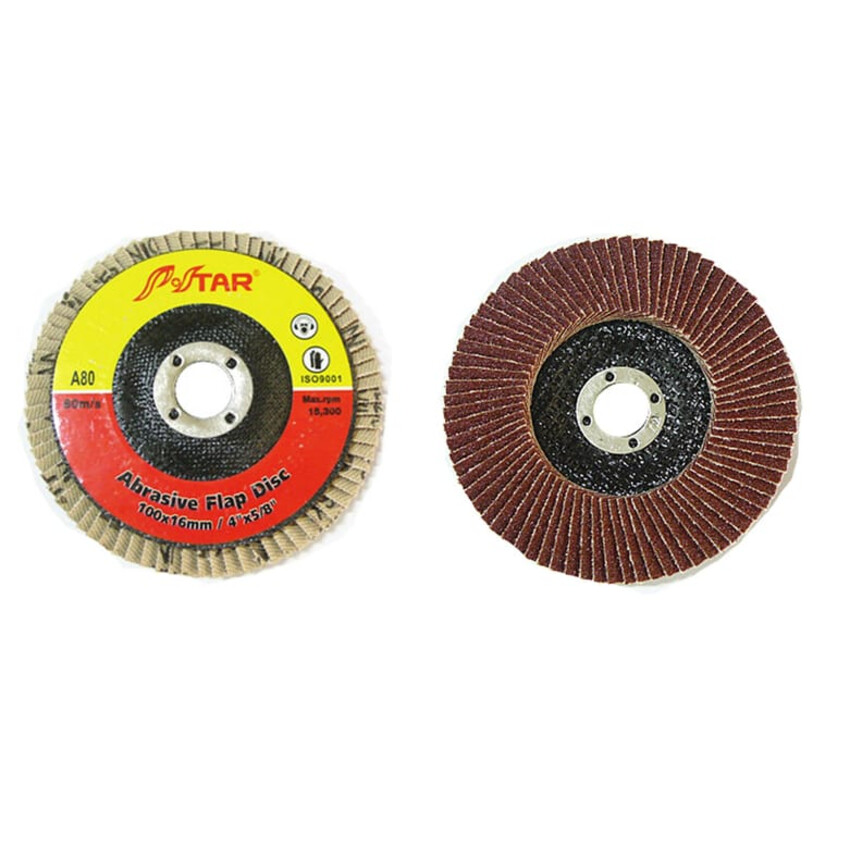 P-STAR ABRASIVE FLAP DISC (GRADE A-RED)