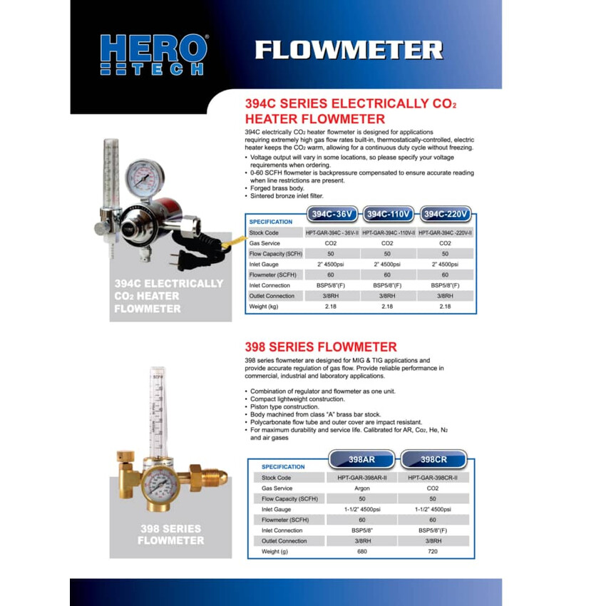 HERO TECH FLOWMETER