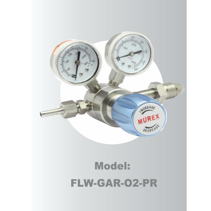 MUREX STAINLESS STEEL REGULATOR (316L BODY)