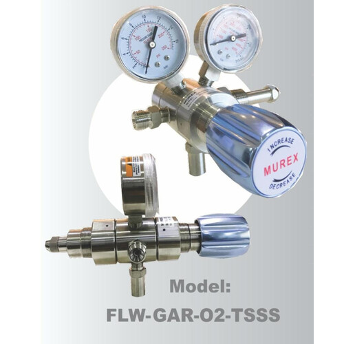 MUREX STAINLESS STEEL REGULATOR (316L BODY)