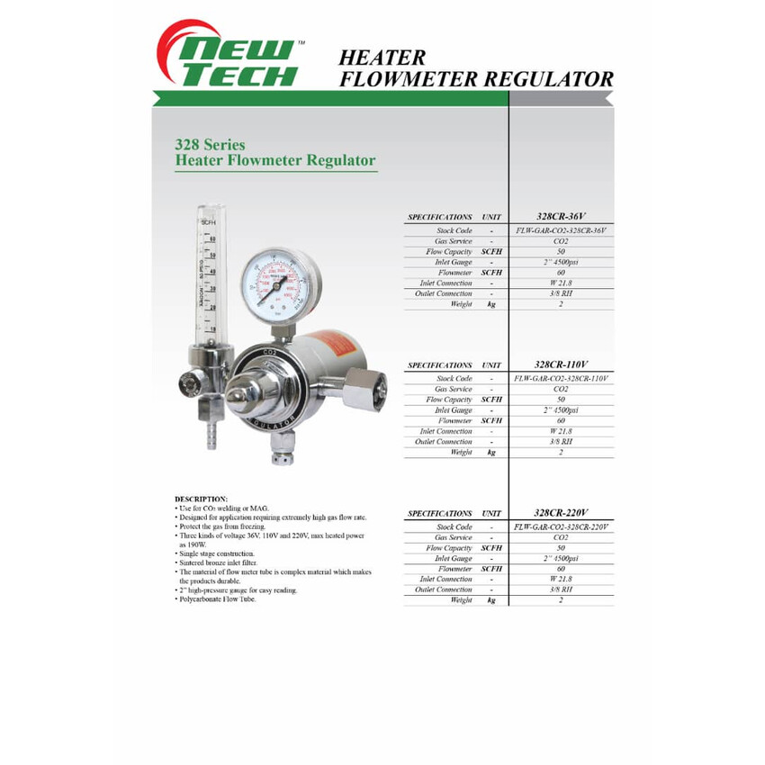 NEW TECH REGULATOR - 328 SERIES
