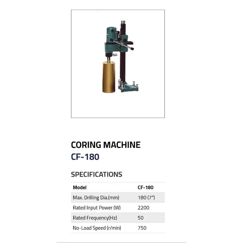 HISAKI CORING MACHINE CF-180