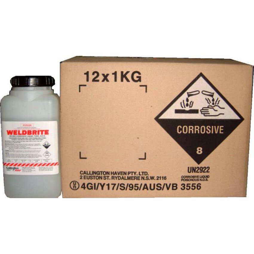 WELD BRITE - STAINLESS STEEL PICKLING GEL