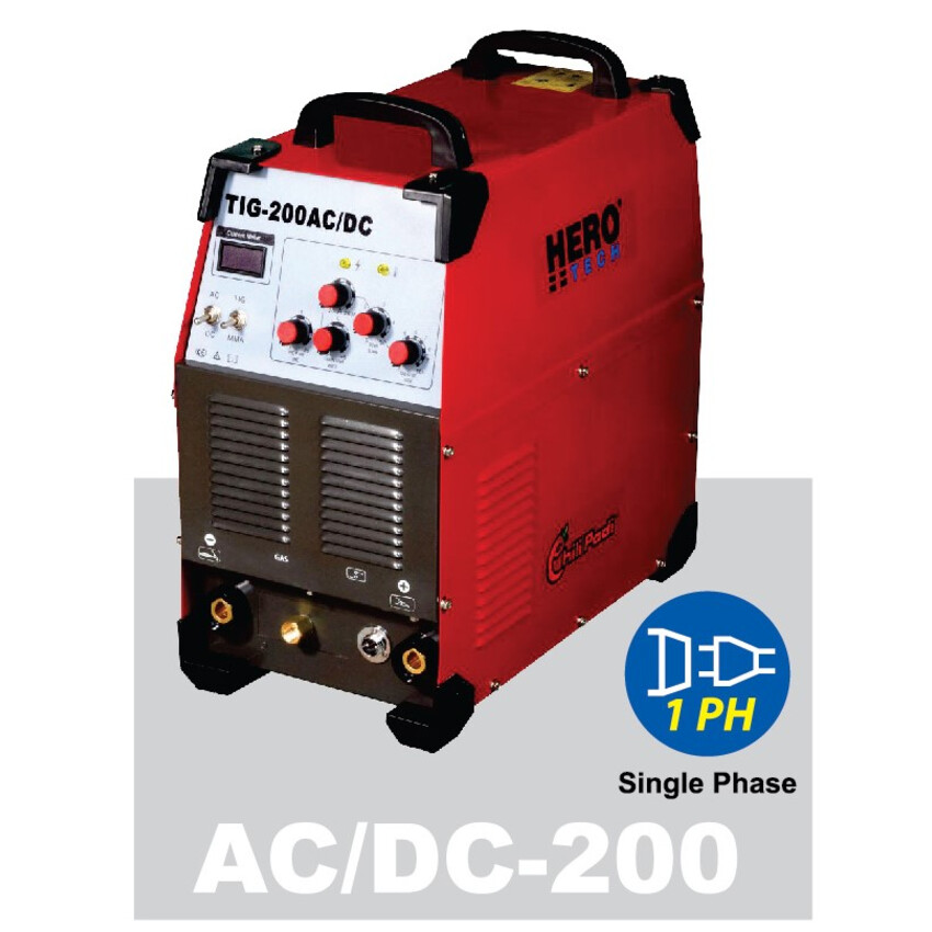 HERO TECH INVERTER TIG WELDING MACHINE (AC/DC-200, AC/DC-320)